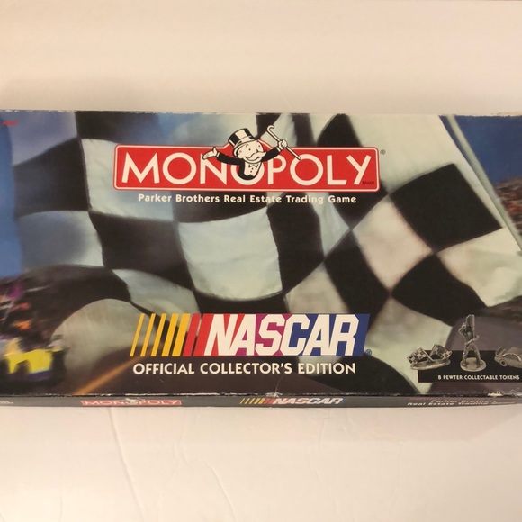 Hasbro | Toys | 7 Nascar Monopoly Collectors Edition 997 Board Game ...